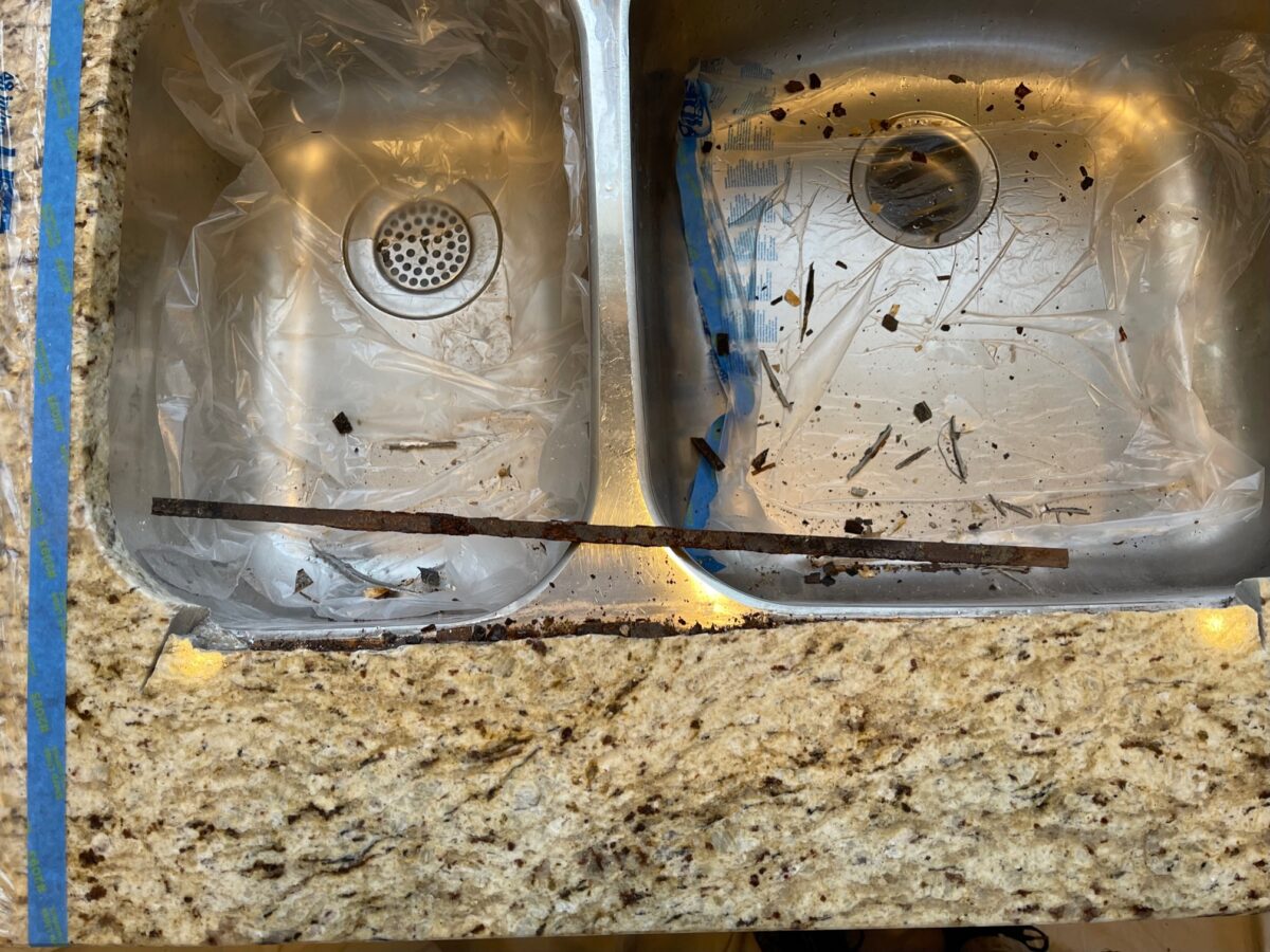 Rusted Rod Repair | NOVA Stone Care